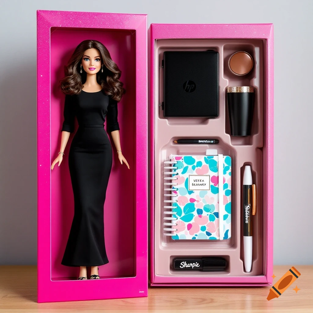 Safety Officer Doll in Barbie Style created on Craiyon