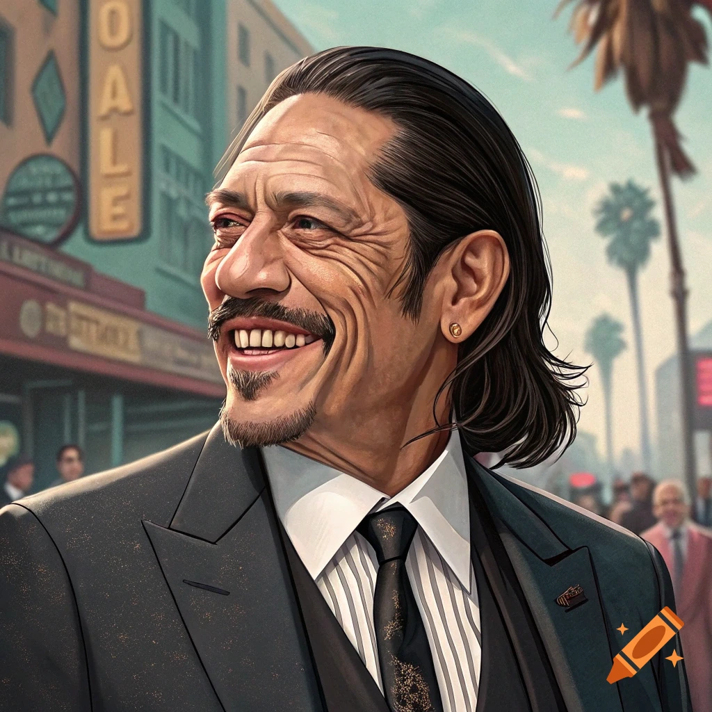 Danny Trejo as Vincent Vega from Pulp Fiction on Craiyon