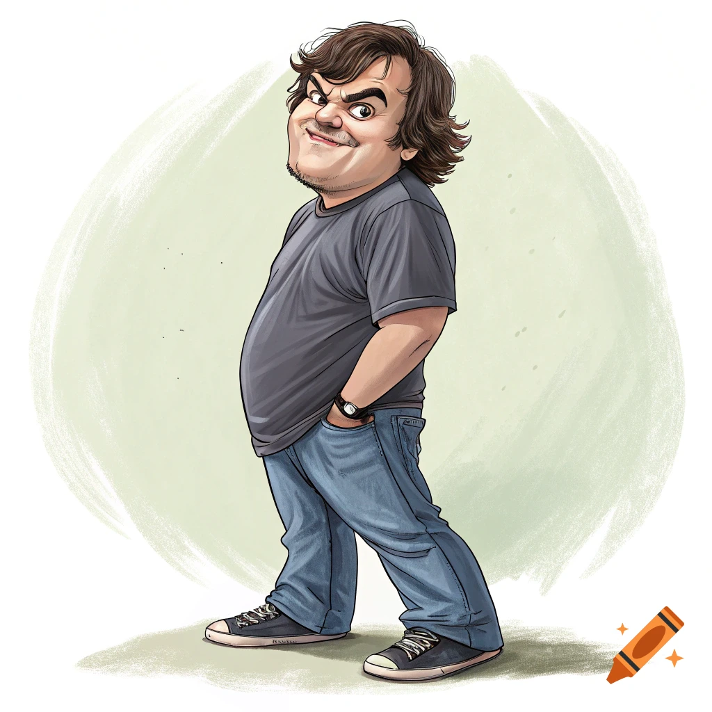 Jack Black on Craiyon