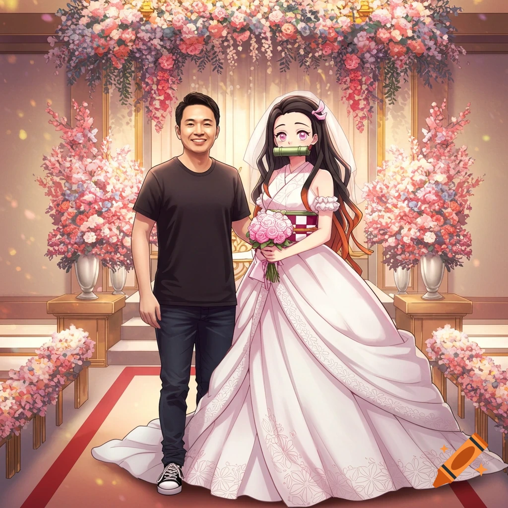 Demon slayer wedding 60 photos - Vianawedding.com