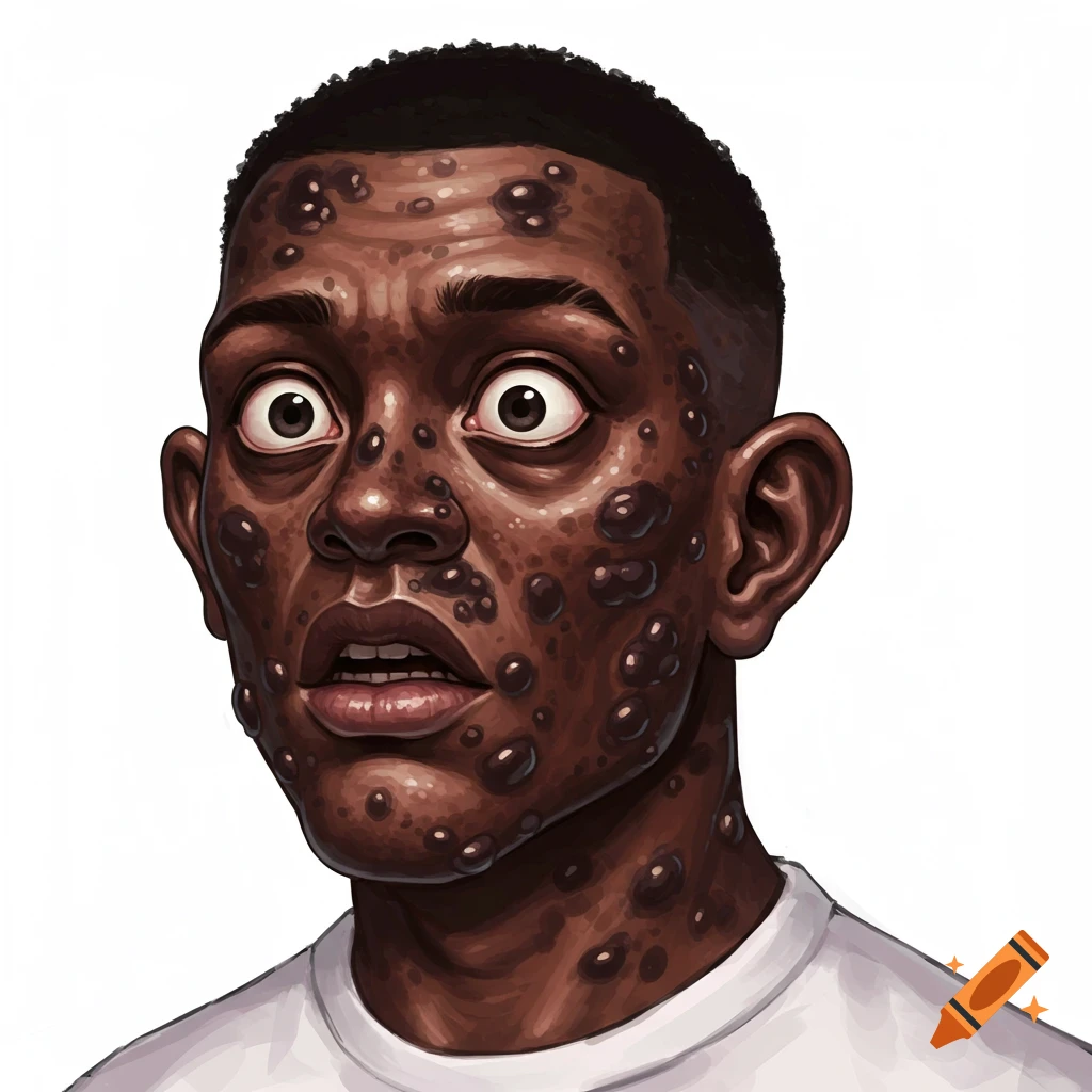 Hyperpigmentation meme on Craiyon