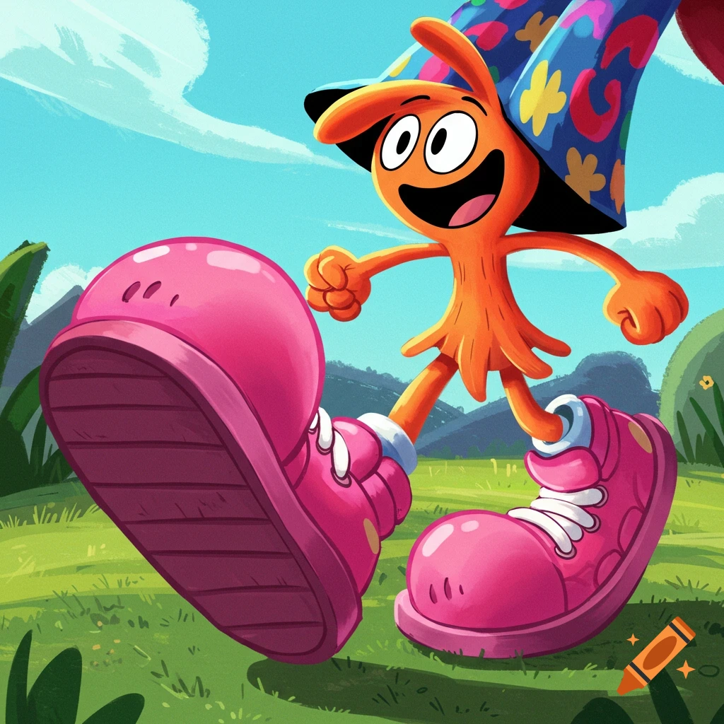 Wander Over Yonder feet on Craiyon