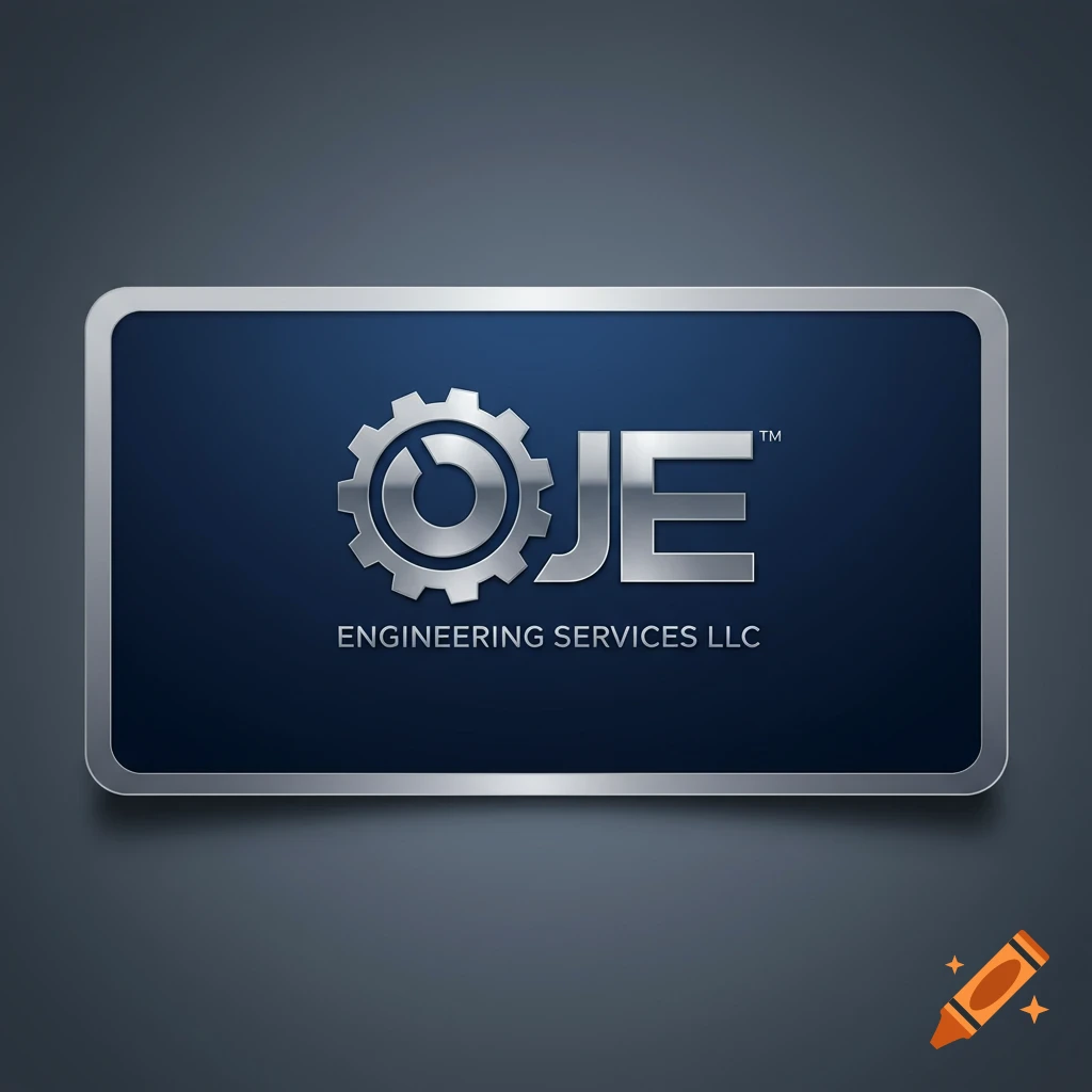 DJE Engineering Services LLC logo on Craiyon
