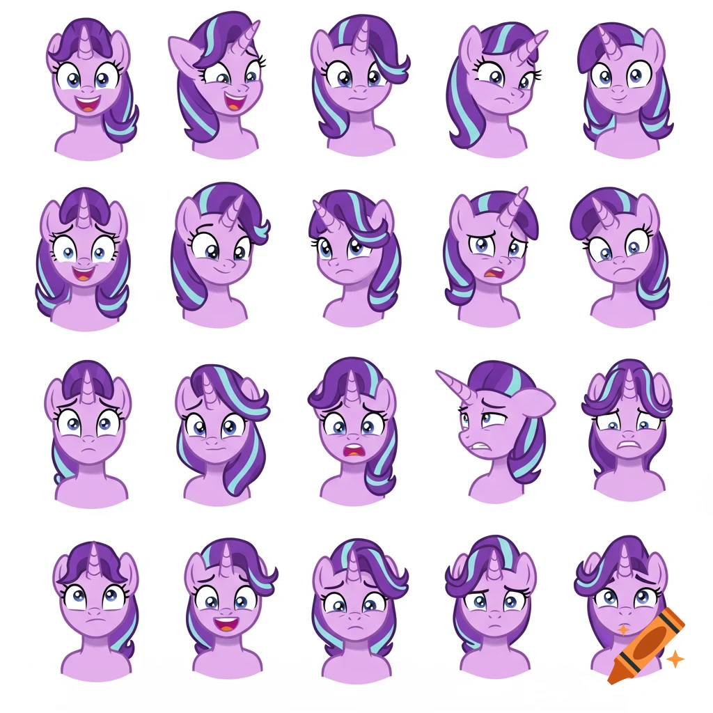 Twilight Sparkle Face Vector