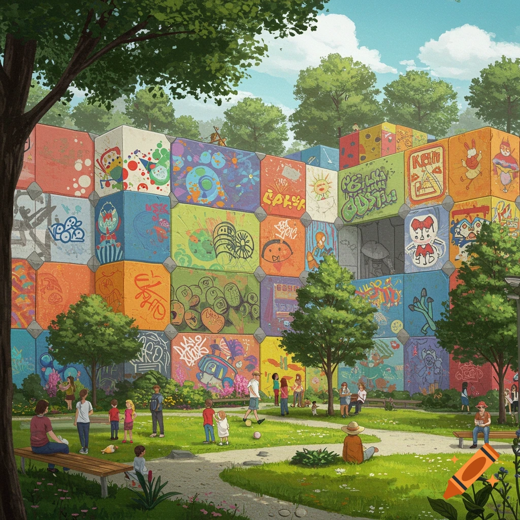 2D layout of a 5.0-acre sustainable farm with soil beds, hydroponics ...