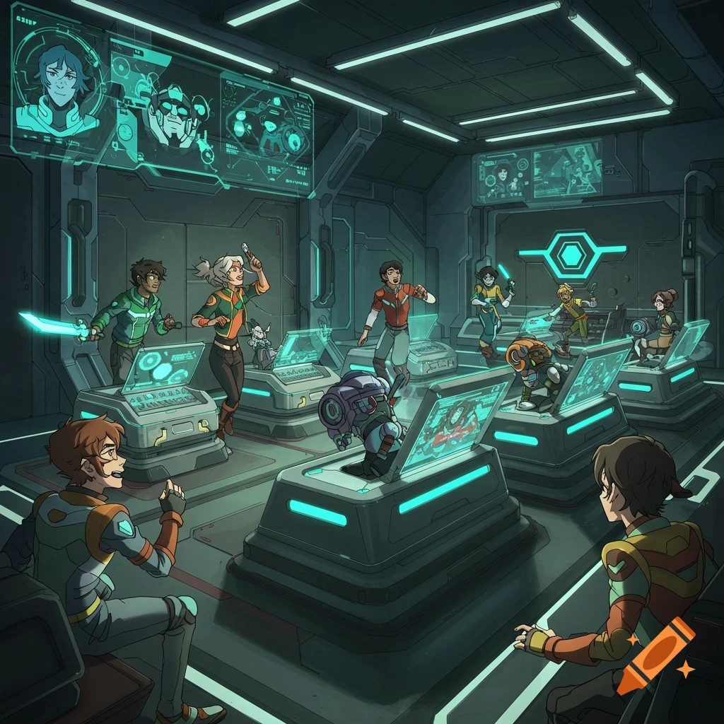 Sci-fi mech pilot in cockpit on Craiyon