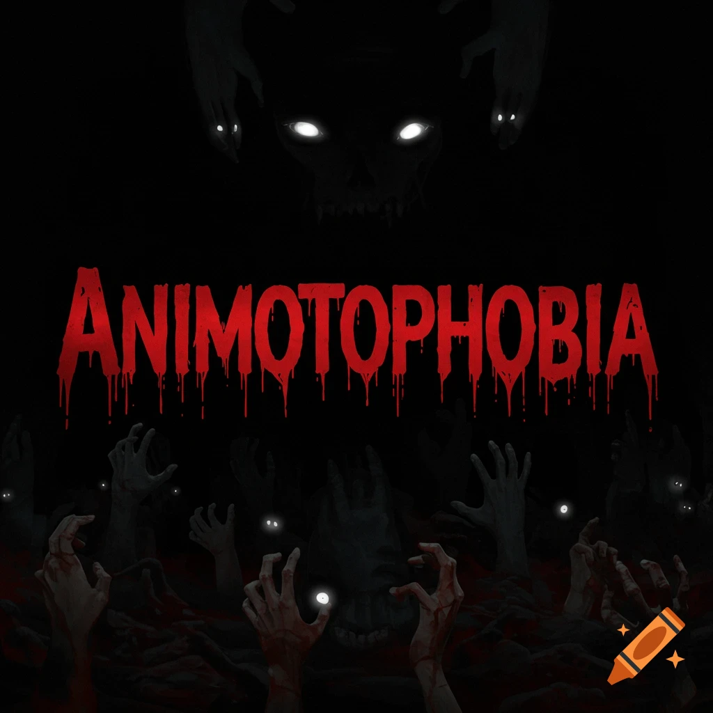 Horror illustration with a skull, hands reaching up, and the title ...