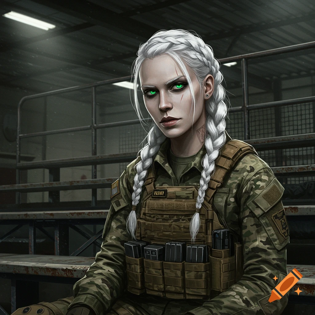 Female Sniper By Greentaldarin