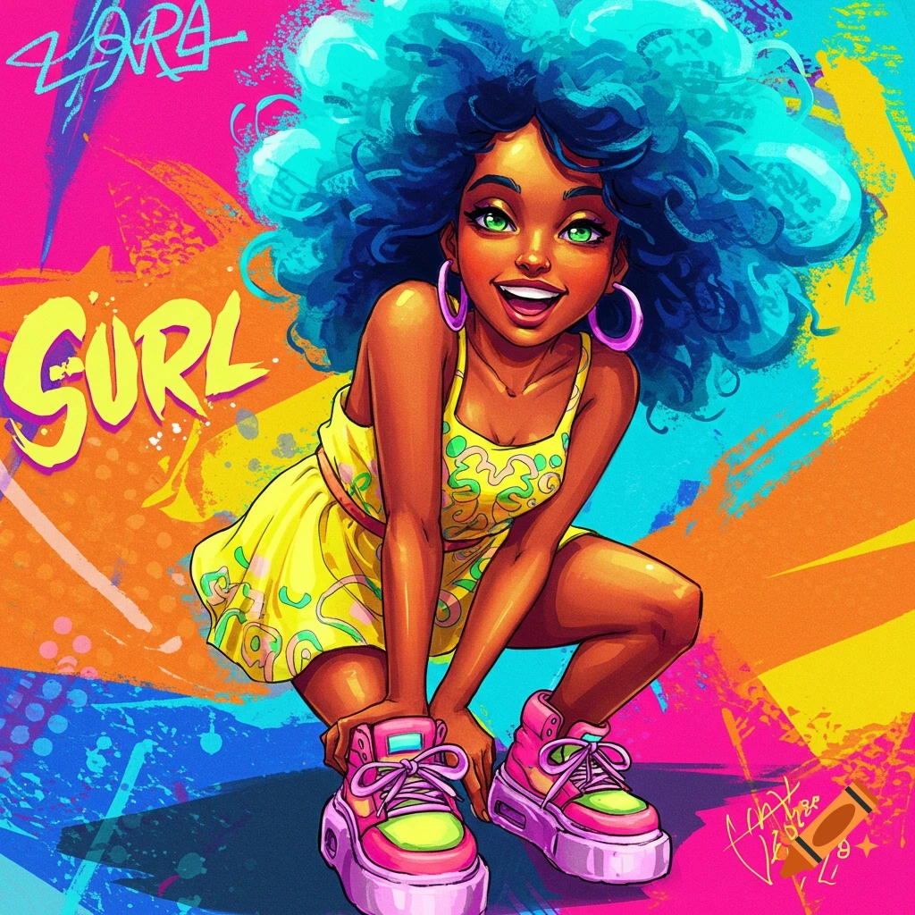 Two girls with blonde hair on Craiyon