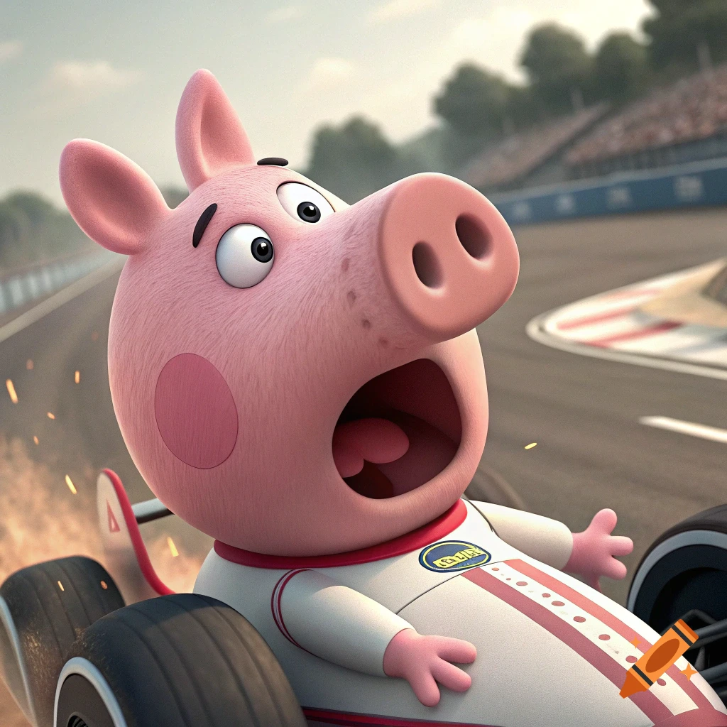Peppa Pig created on Craiyon