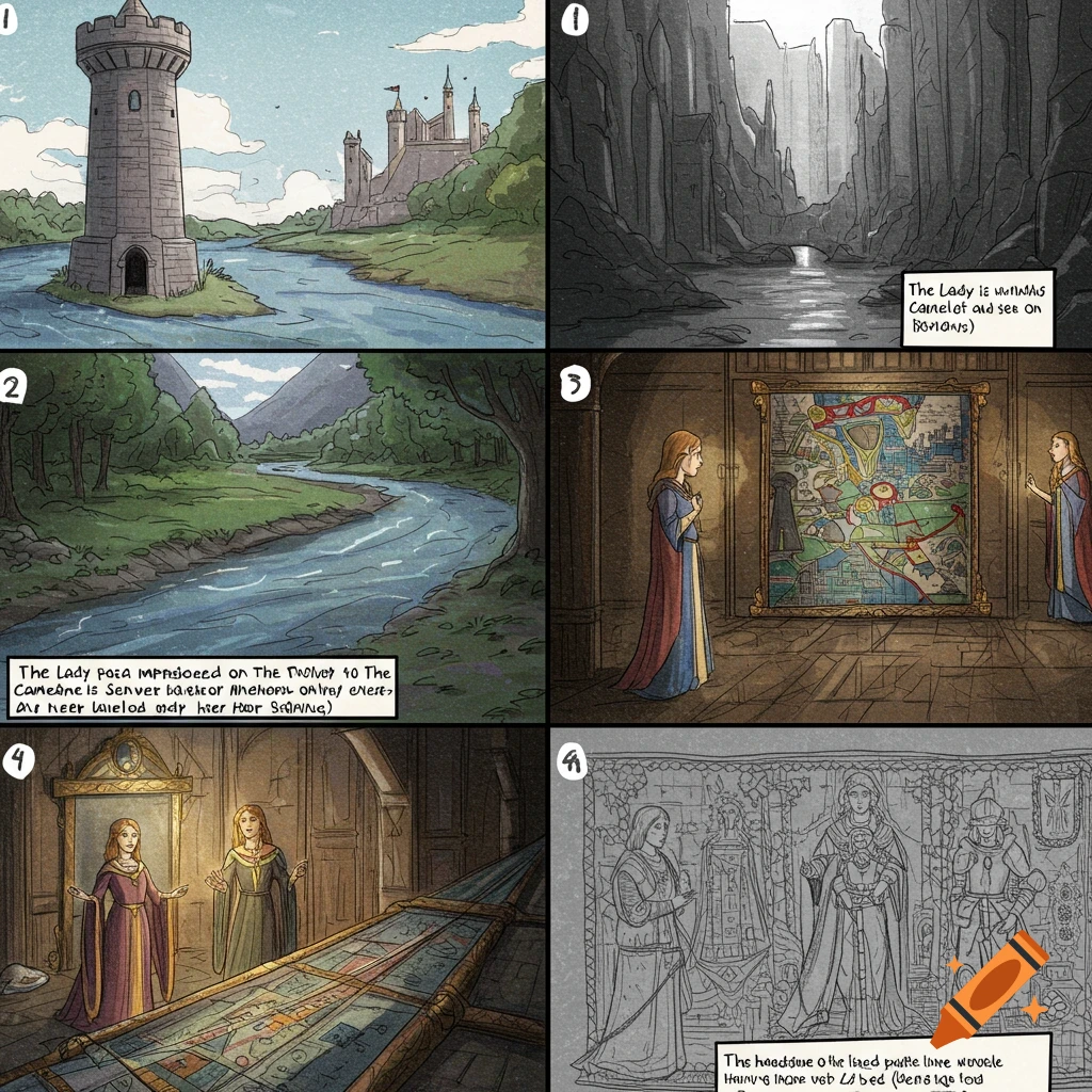 Storyboard images created on Craiyon