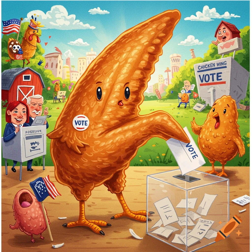 Political Cartoon images created on Craiyon