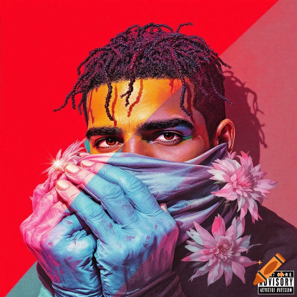 Drake album cover with a different face on Craiyon