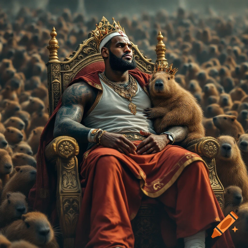 Rick Ross with an eagle, face swapped on Craiyon