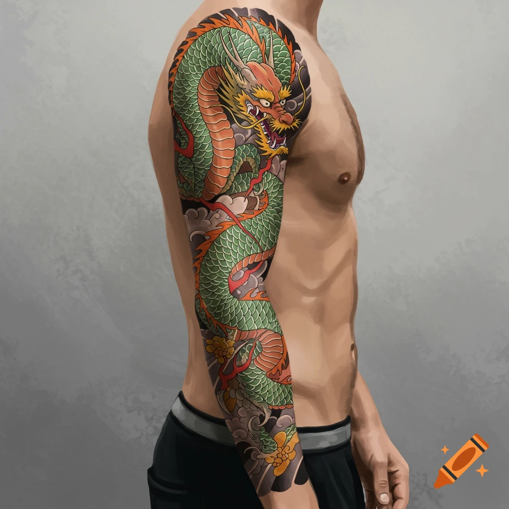 Japanese Fighting Tattoos