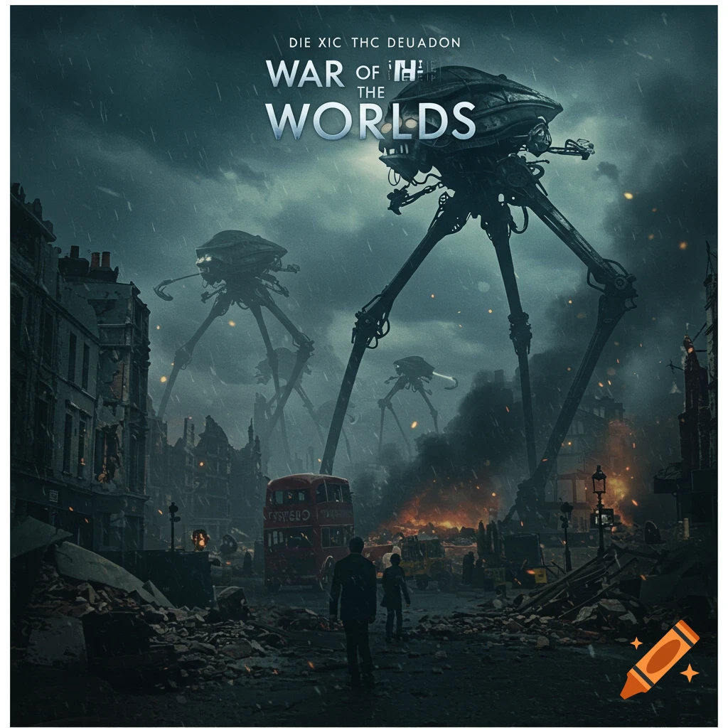 BBC War of the Worlds art on Craiyon