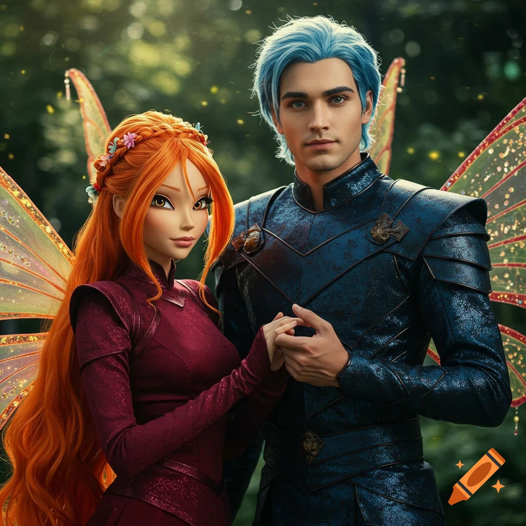Prince and Princess warrior couple aesthetic for Bloom and Sky from ...