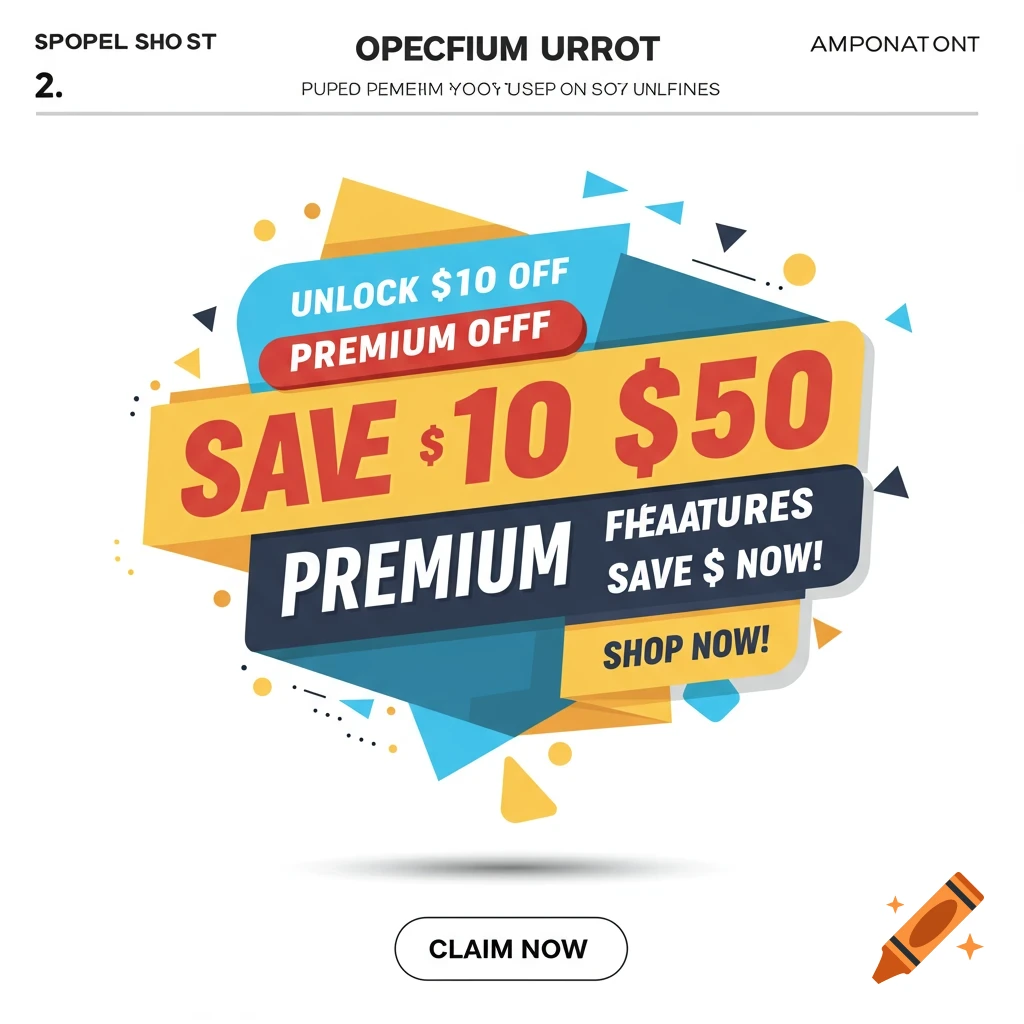 Promotional graphic: Save up to $150 on Premium Now! on Craiyon