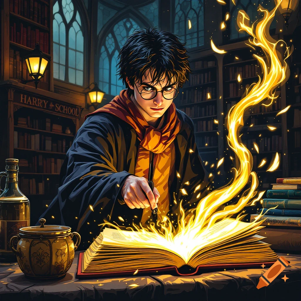 Harry Potter at a wedding on Craiyon