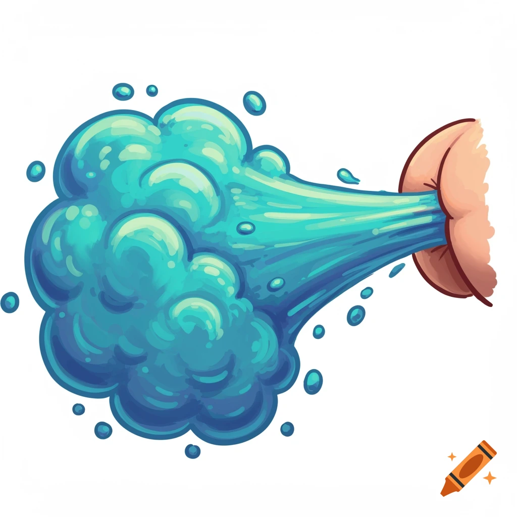 Big fart bubble on Craiyon