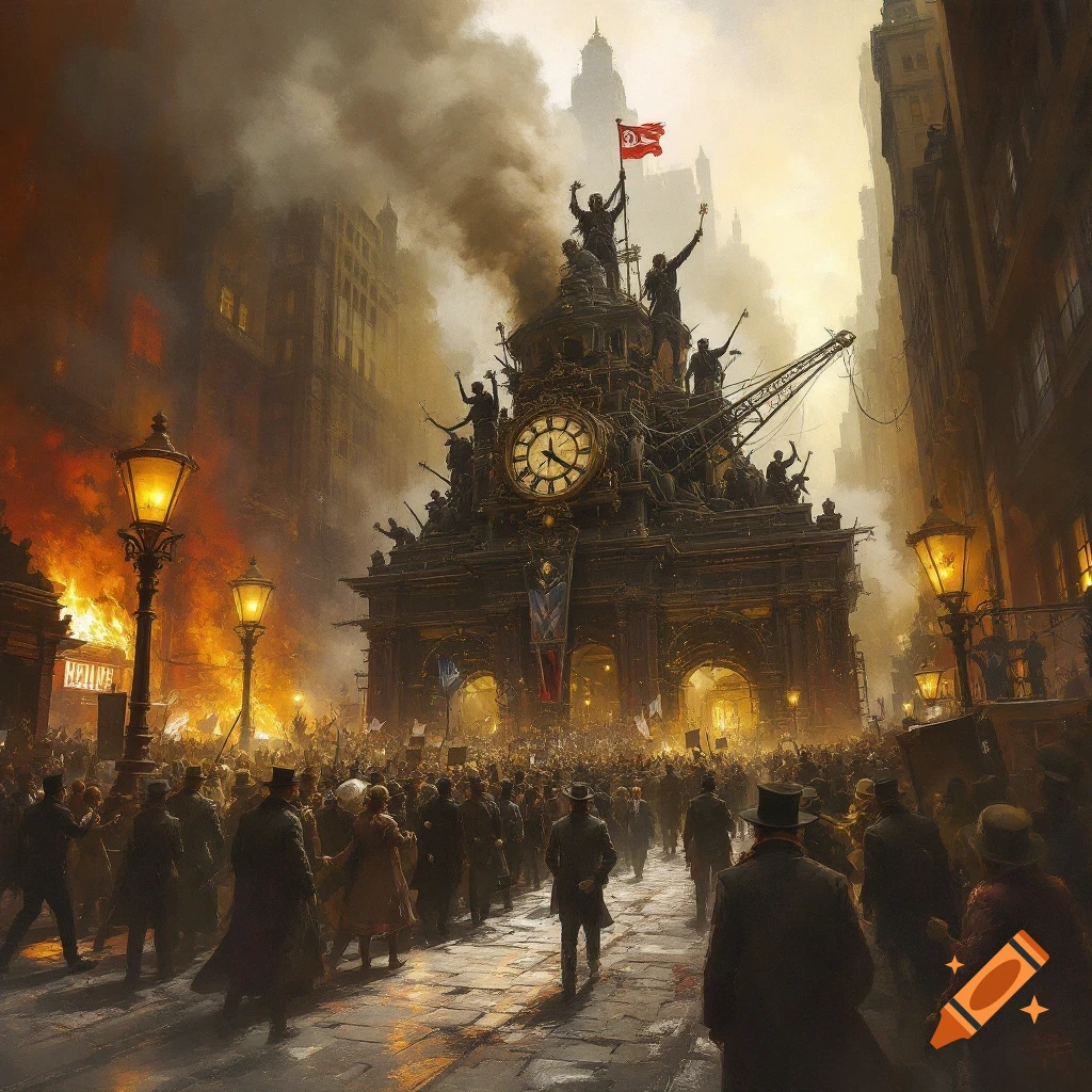 Tammany Hall political machine with William Tweed and George Washington ...