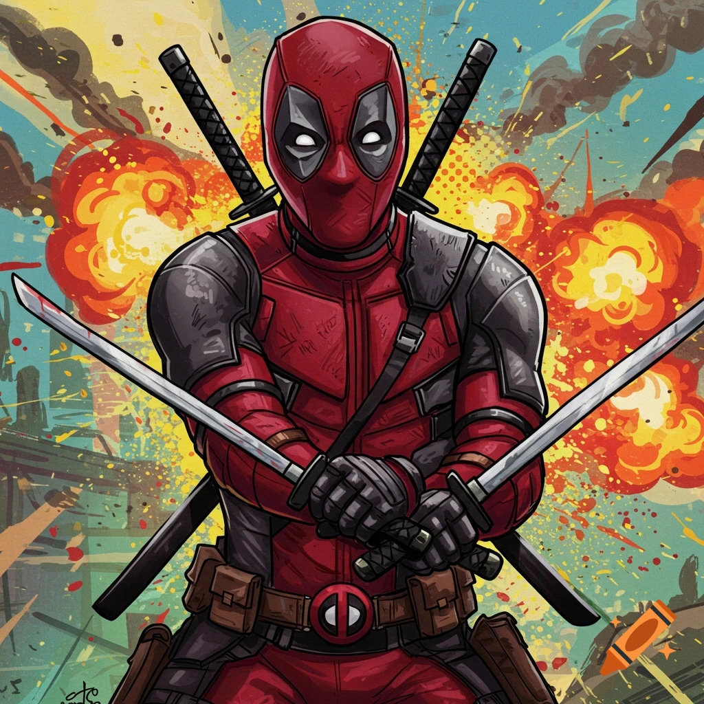 Deadpool on Craiyon