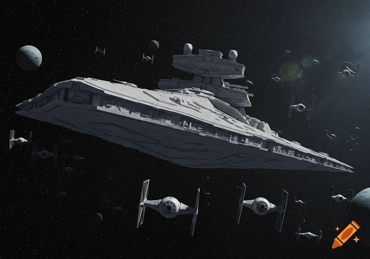 A blocky Minecraft-style battleship hovers over a colorful, pixelated ...