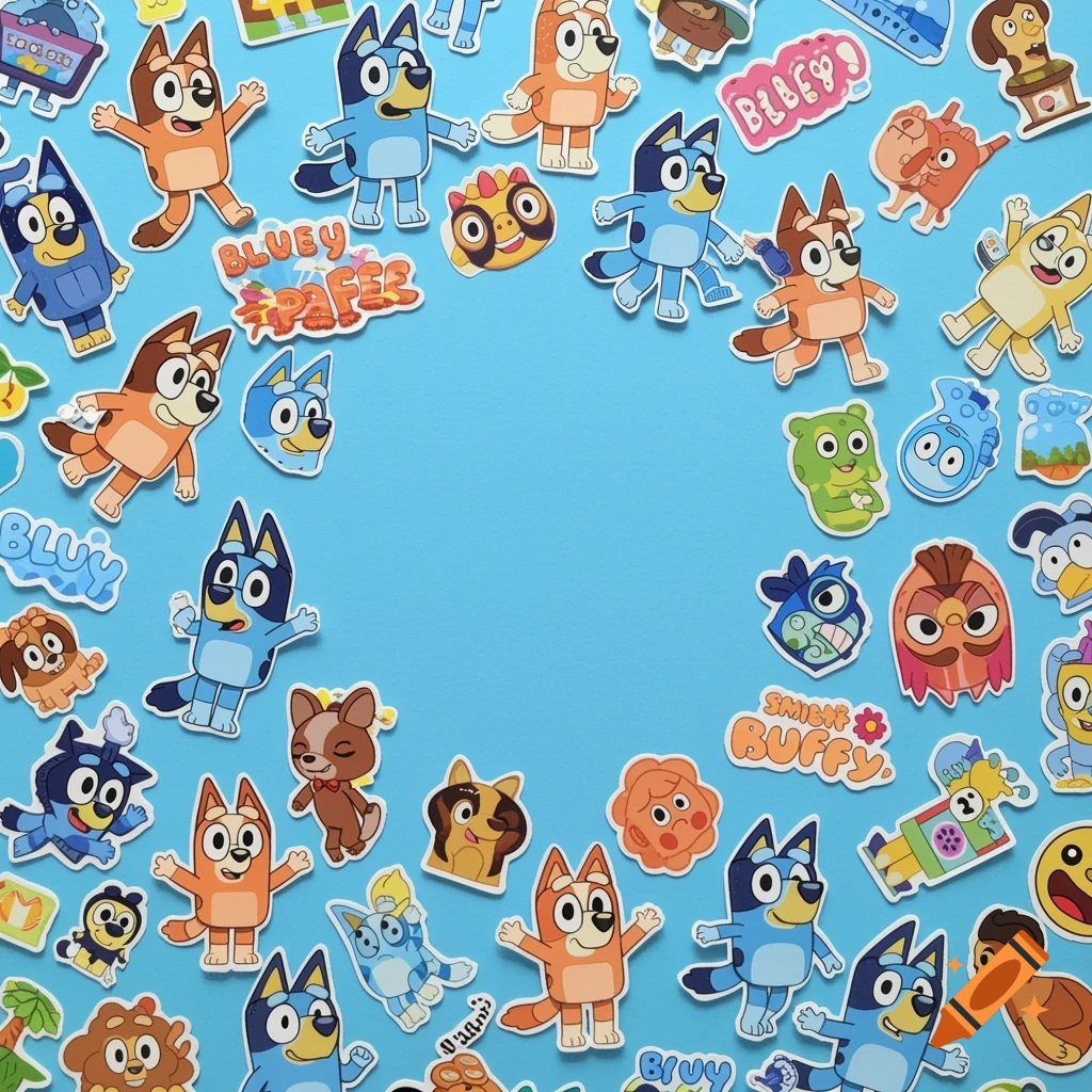 Bluey Style created on Craiyon