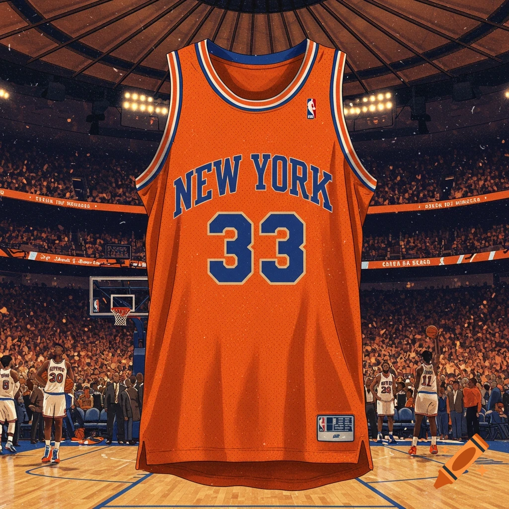 Knicks jersey on Craiyon