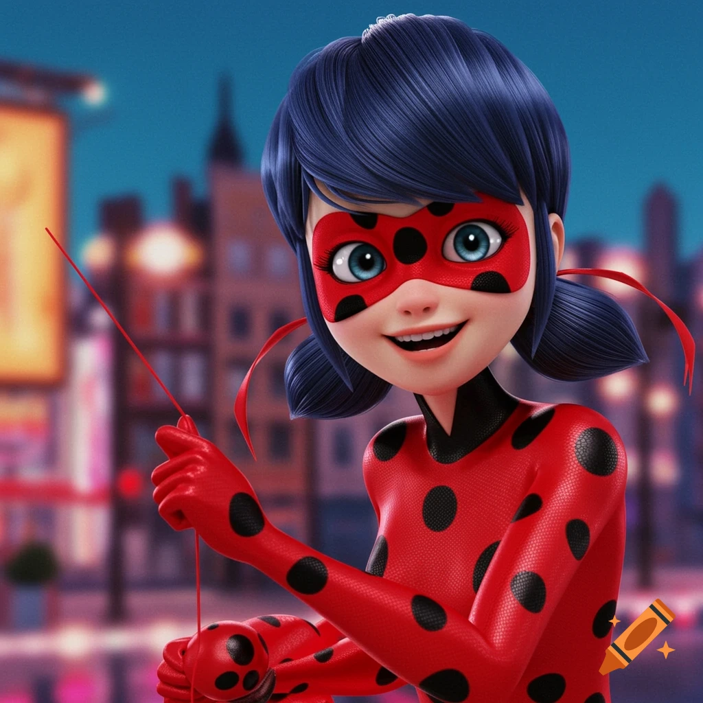 Anime Ladybug on Craiyon