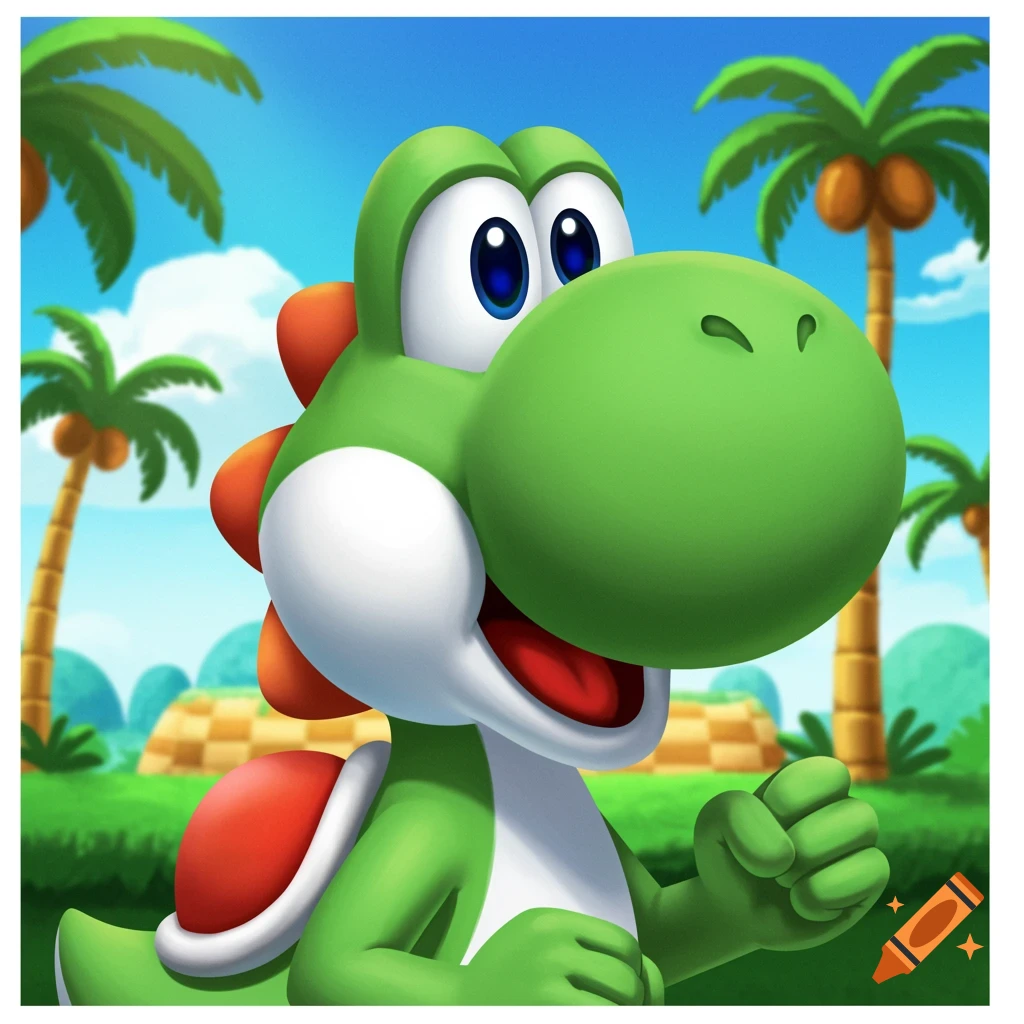 Yoshi on Craiyon