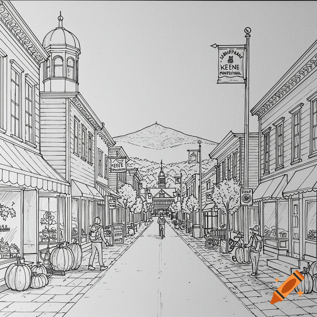 Linework Illustration created on Craiyon