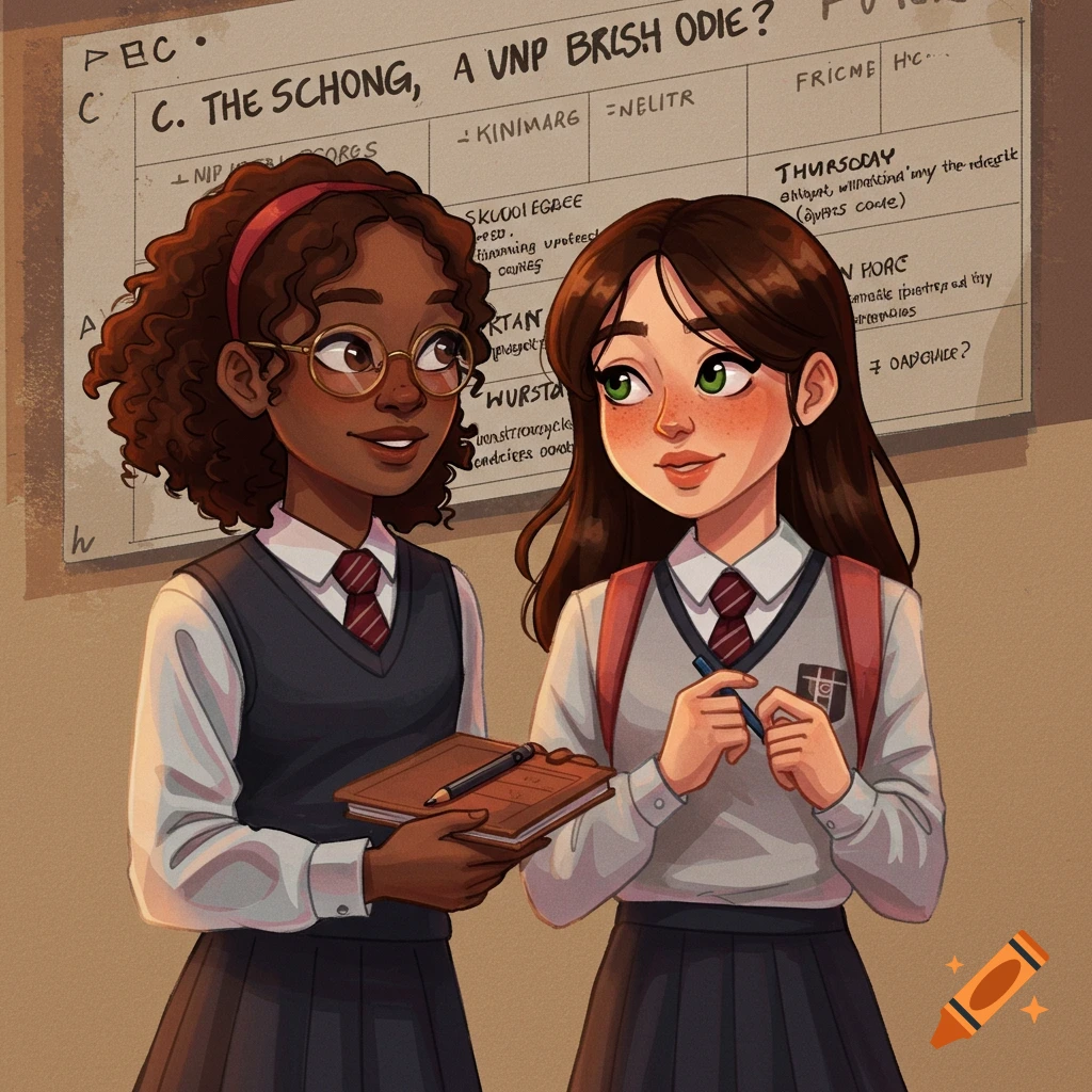 School schedule for uniform and dress code days on Craiyon