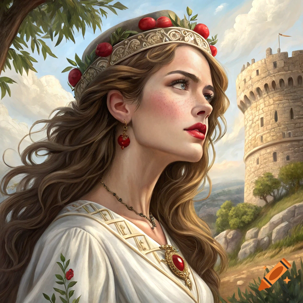 Descriptive portrait inspired by Song of Solomon, featuring doves ...