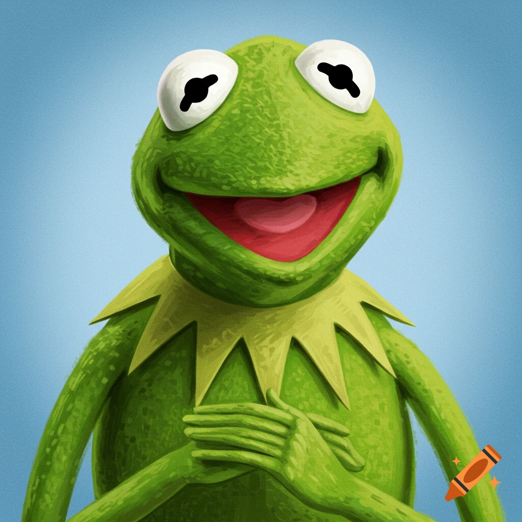 Kermit the Frog on Craiyon