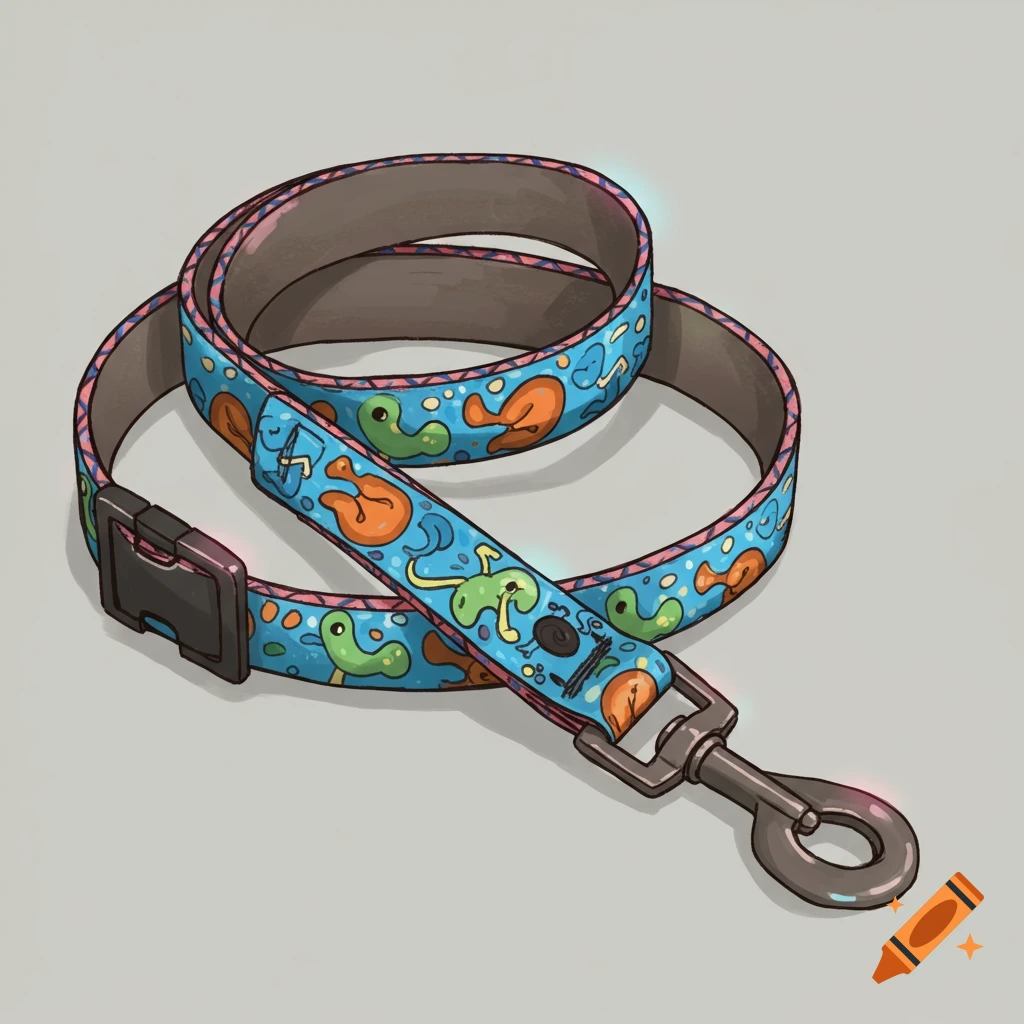 Dog leash on Craiyon