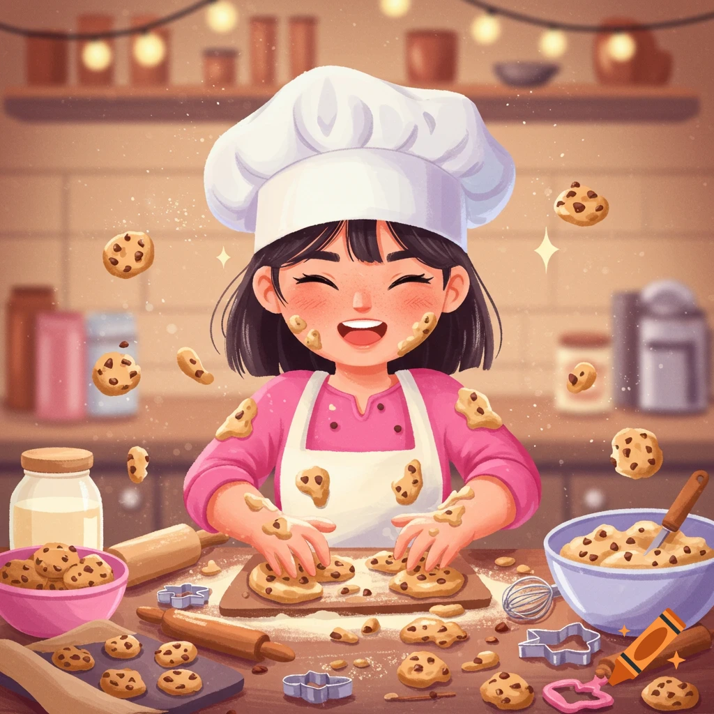 Kawaii s'mores treats with creative decorations on Craiyon