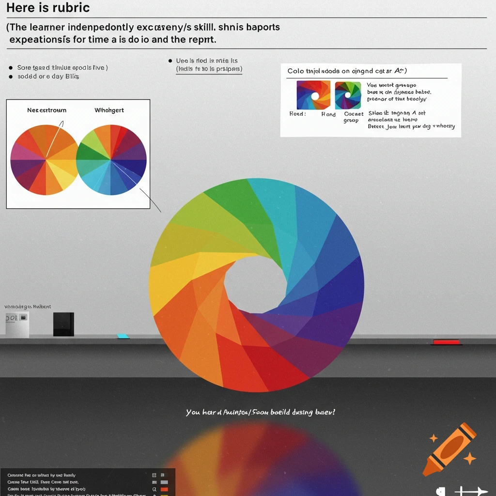 Rubric describing a group project to create a business logo based on ...