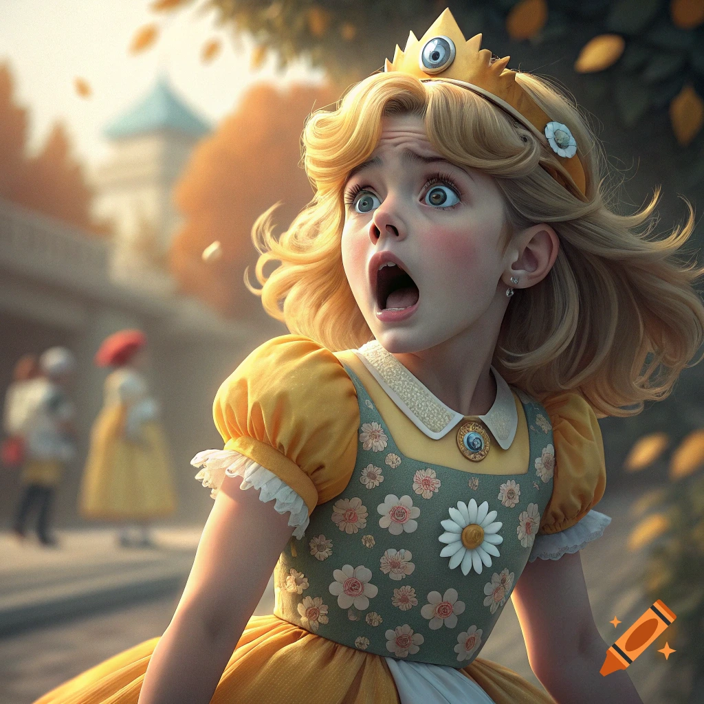 Fiona as a princess on Craiyon