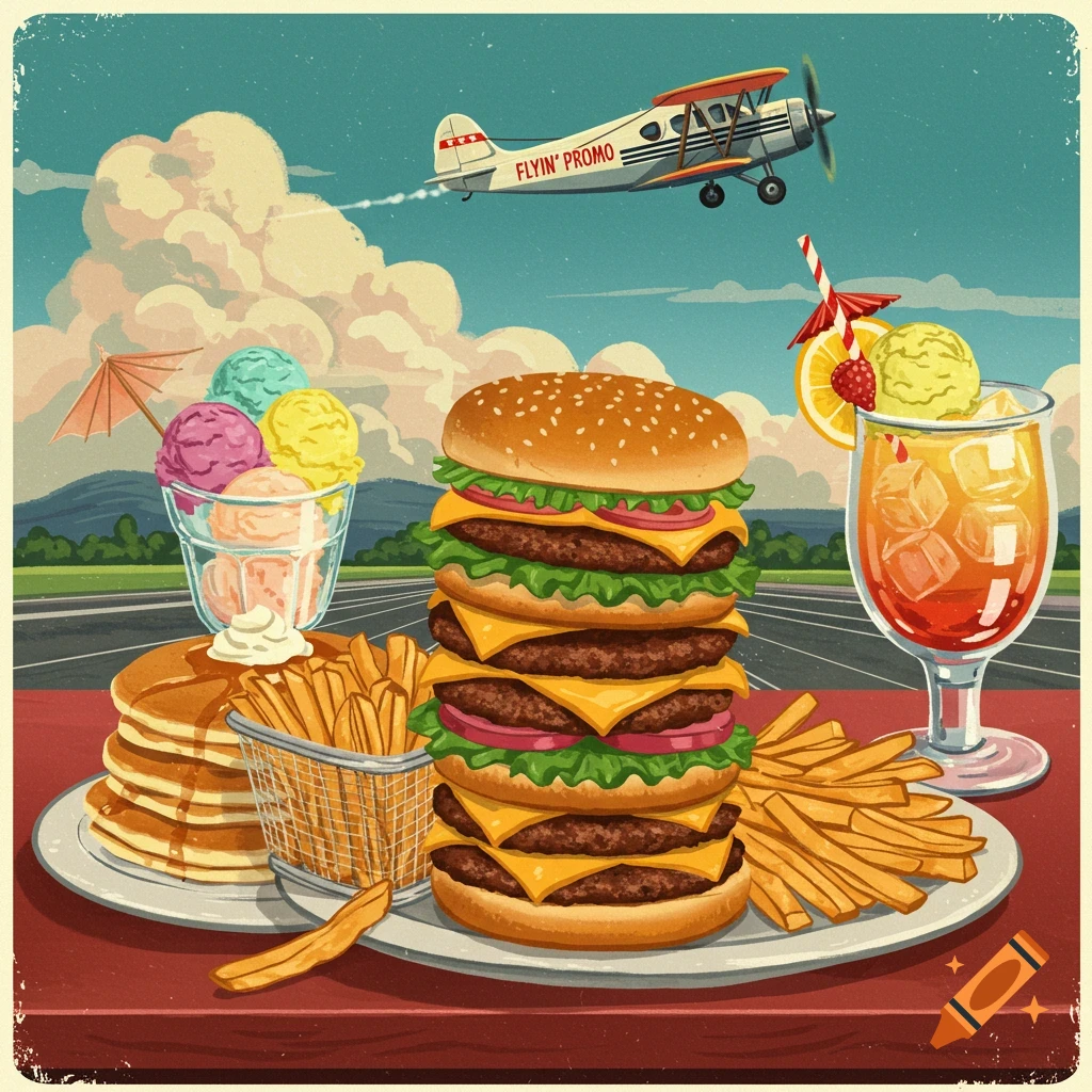 Cheeseburger created on Craiyon