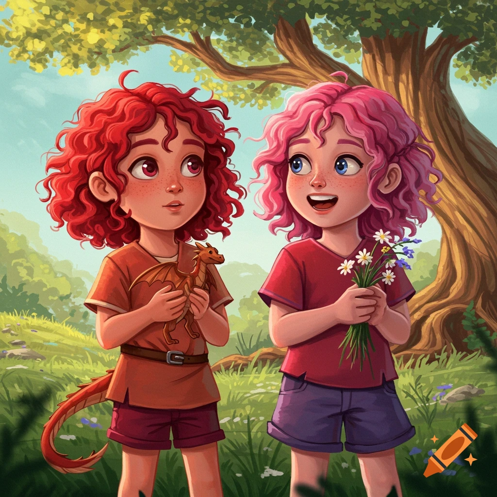 Violet and Lilith Sorrengail from Fourth Wing on Craiyon