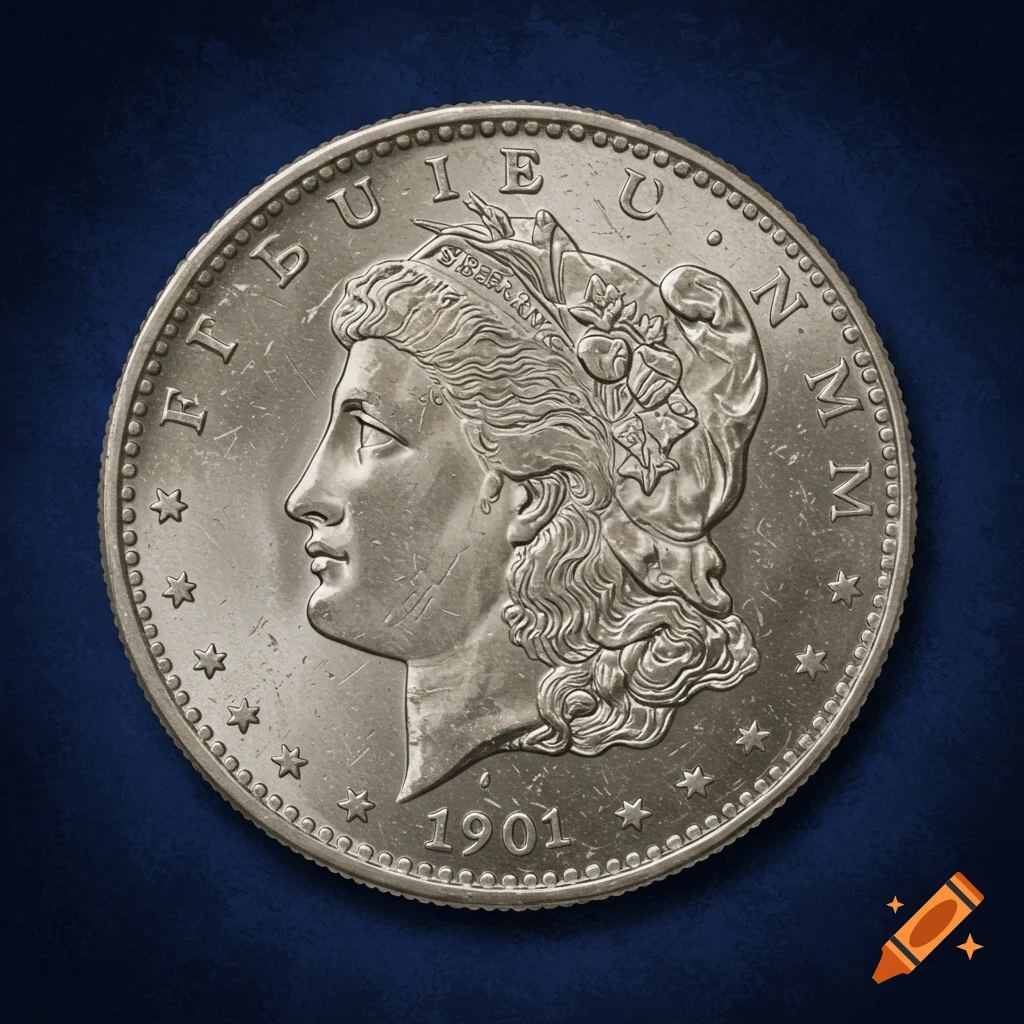 A close-up view of a US 10 dollar bill on a white background. on Craiyon