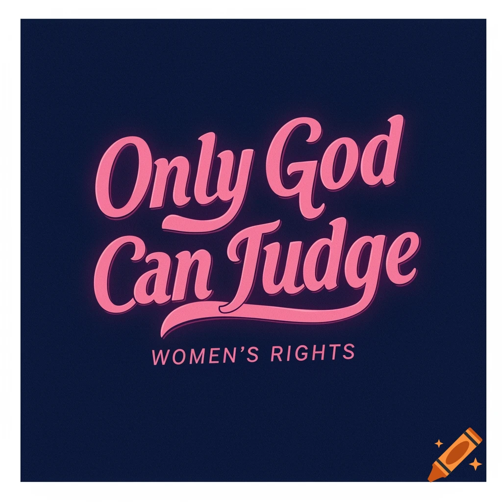 Pink curved trident with OverFlow Faith Women's Ministry text on Craiyon