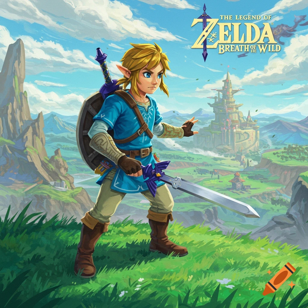 Link from Legend of Zelda on Craiyon