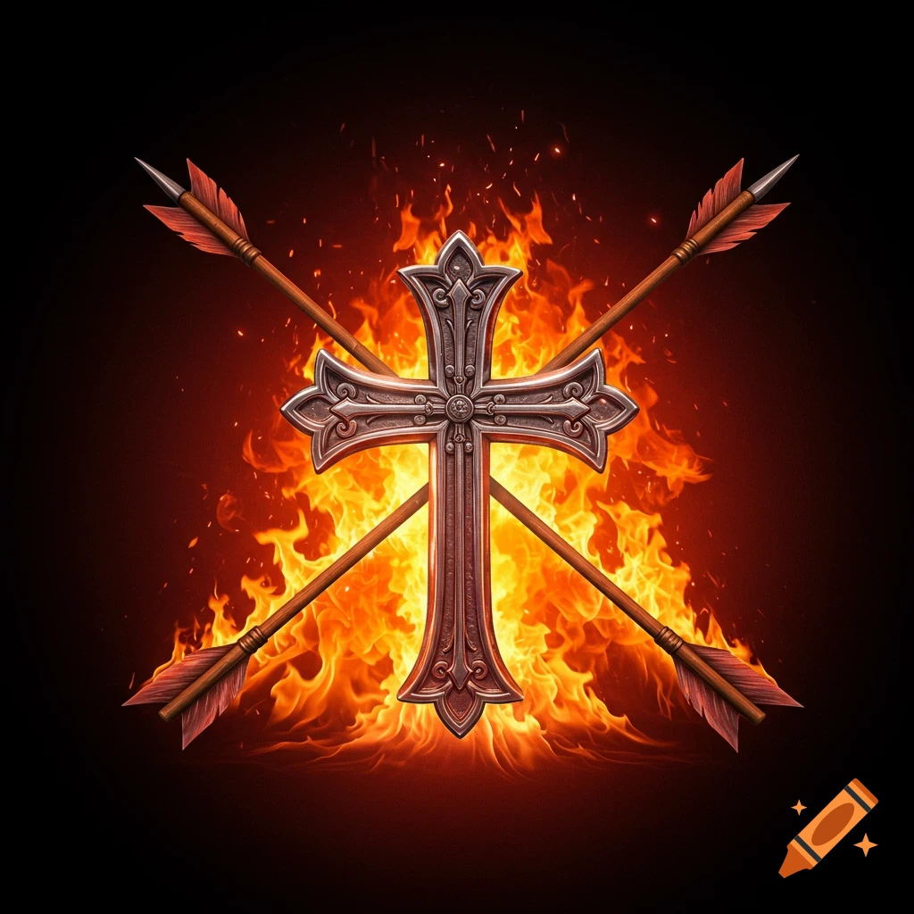 Chrome Hearts cross design in PNG format on Craiyon