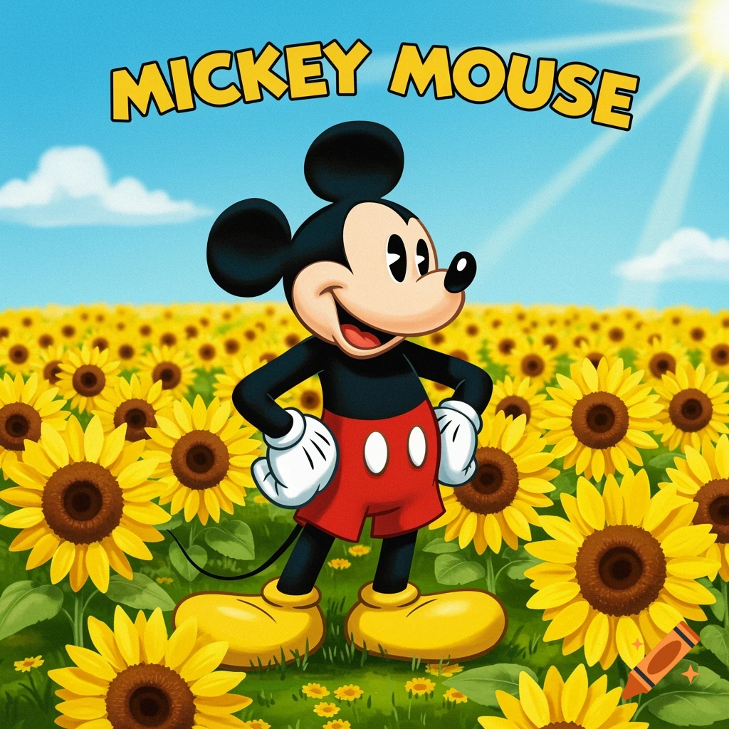 Mickey Mouse character illustration on Craiyon