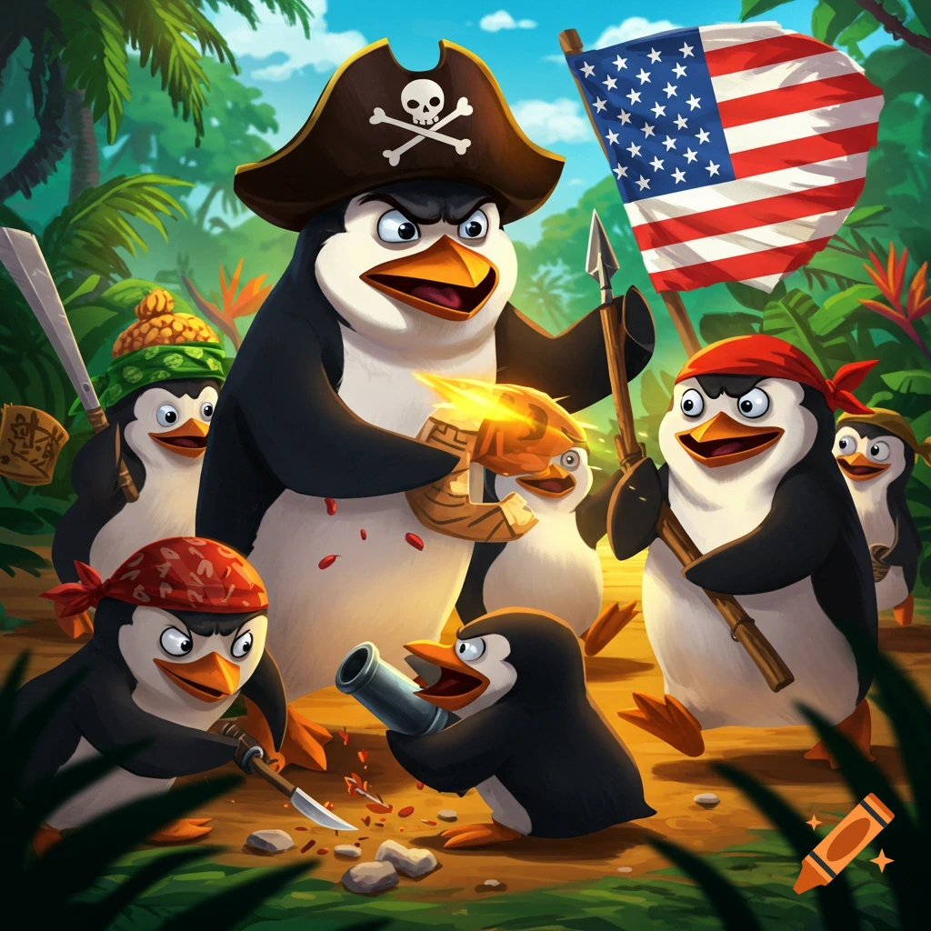 Penguin created on Craiyon