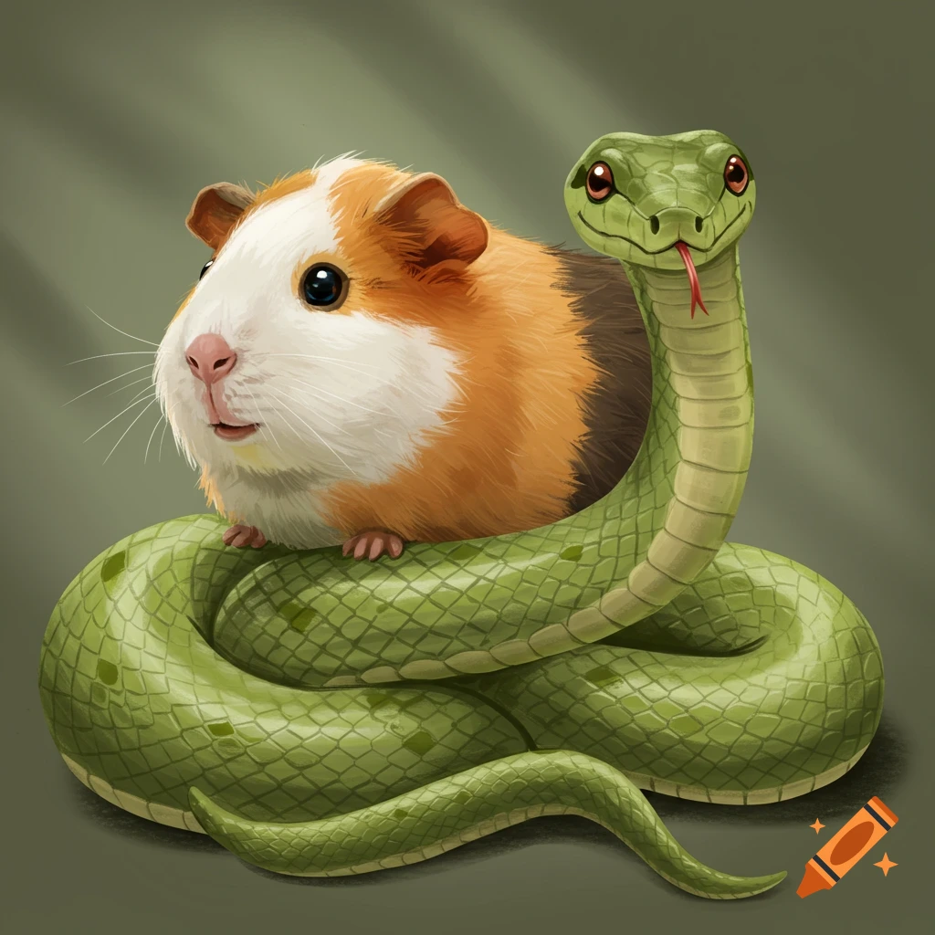 Guinea pigs in a tank on Craiyon