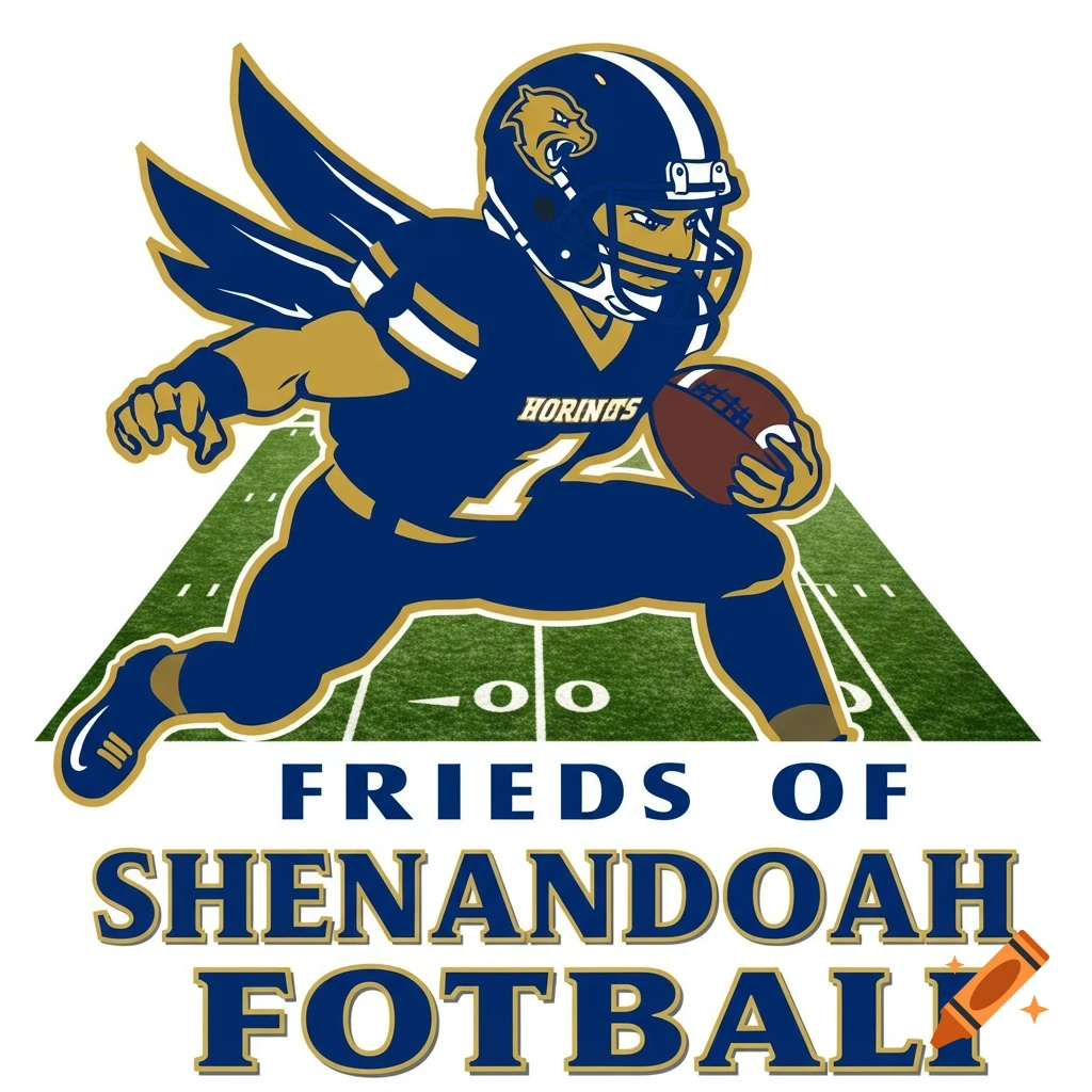 Friends of Shenandoah Football logo on Craiyon
