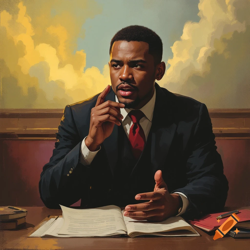 Visual representation of 'Perils of Indifference' speech. on Craiyon